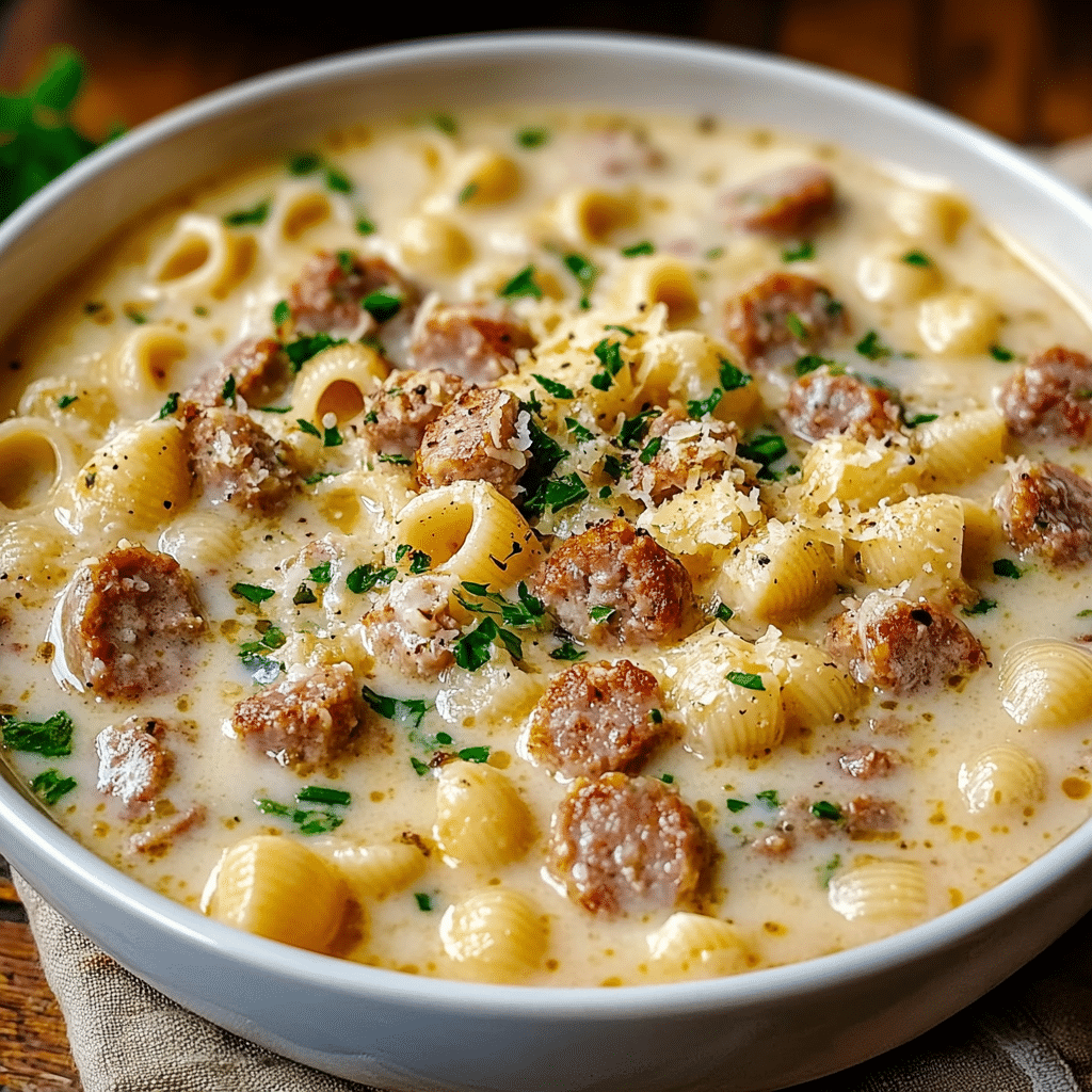 Creamy Parmesan Italian Sausage Soup Nouna s Kitchen Creamy Parmesan Italian Sausage Soup Nouna s Kitchen