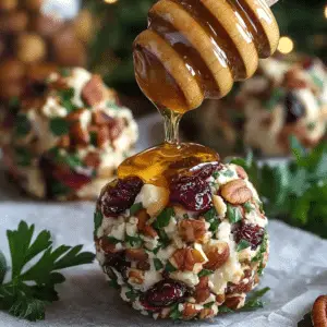 Mini Cranberry Pecan Goat Cheese Balls - Nouna's Kitchen