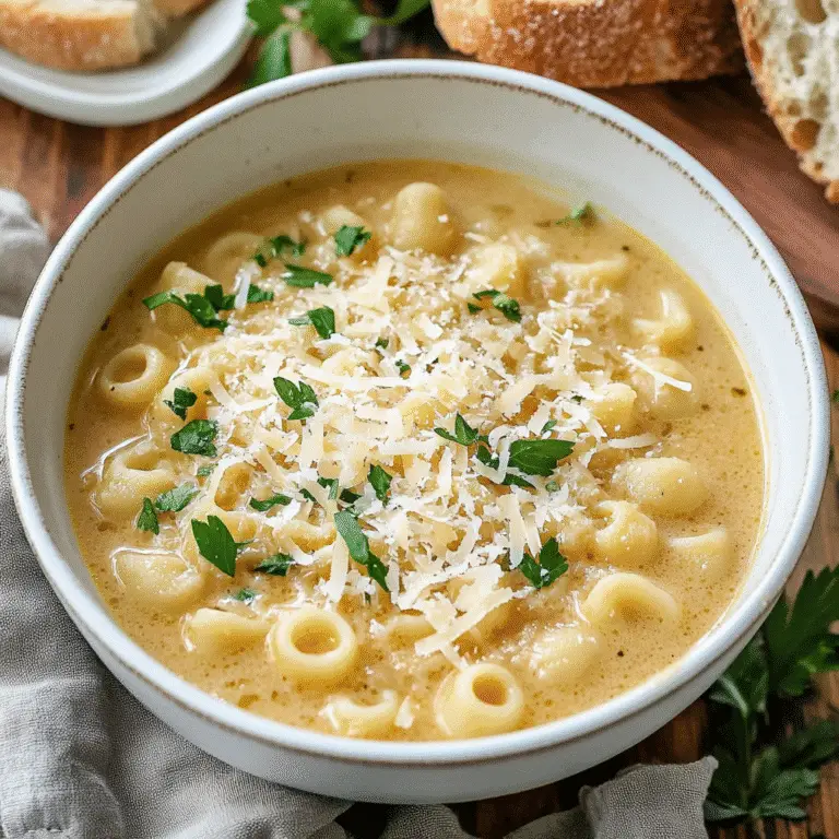 Parmesan Pasta Soup: Creamy, Cozy & Ready in 30 Minutes - Nouna's Kitchen